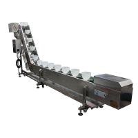 China Customized Packing Machine Conveyor Inclined Bowl Type Conveyor Adjustable Speed for sale