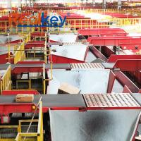 China Compact Swivel Wheel Sorter High Speed Sorting Conveyor With Quick Installation for sale