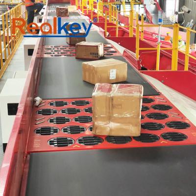 China High Accuracy Automated Sorting Conveyor System Parcelforce Warehouse Sorter Quick Installation for sale
