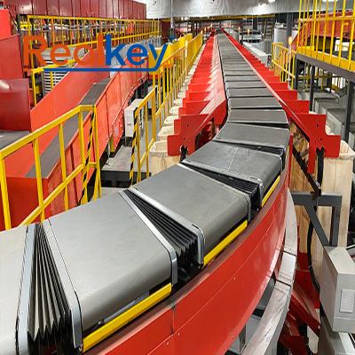 China Realkey Cross Belt Sorter Optimized For E-Commerce Designed To Reduce Labor Costs for sale