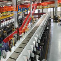 China Apparel Industry Cross Belt Sorter System Sorting Accuracy Up To 99.99% for sale