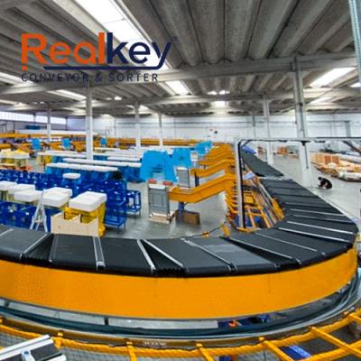 China Intelligent Streamlined Crossbelt Sorting Machine Crossbelt Automatic Sorter for sale