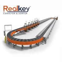 China Professional Loop Cross Belt Sorter High Accuracy In Warehousing for sale