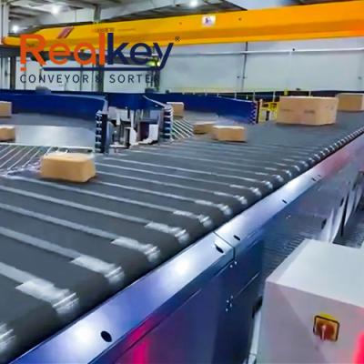 China High Efficiency Narrow Belt Sorter Low Maintenance Automated Parcel Sorting For Warehouses for sale