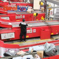 China Bidirectional Telescopic Conveyor System High Durability Labor Reduction Time Savings for sale