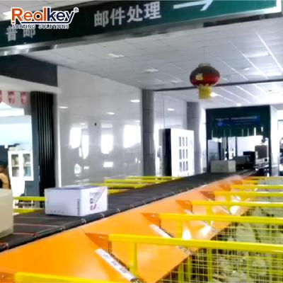 China Automated Cross Belt Sorter with High-Capacity 8,000 pcs/hour Sorting and Linear Motor Drive for Low Maintenance Logistics for sale