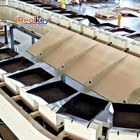 China High-Capacity 7200-10800p/h Tilt Tray Sorter with PLC Control and WMS Integration for Automated Sorting for sale