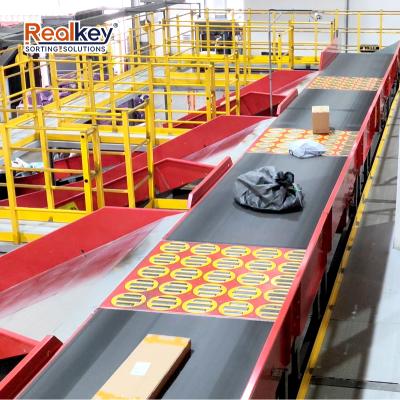 China High Productivity Swivel Wheel Sorter with 99.99% Accuracy and Adjustable Speed for 50kg Load Capacity for sale