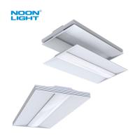 China CRI 80 LED Troffer Lights White Powder Painted Steel For Offices for sale