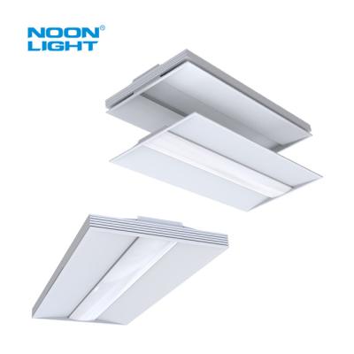 China CRI 80 LED Troffer Lights White Powder Painted Steel For Offices for sale