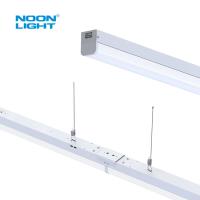 China White Powder Painted Steel LED Linear Strip Light 5200LM 40W 4FT DLC for sale