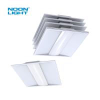 China 120 Degree LED Ceiling Troffer Lights White Powder Painted Steel For Schools for sale