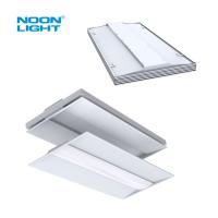 China White Powder Painted Steel Led Recessed Troffer For Modern Office Environments for sale