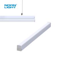 China 100-347VAC Input Voltage Linear LED Strip Lighting With White Powder Painted Steel for sale