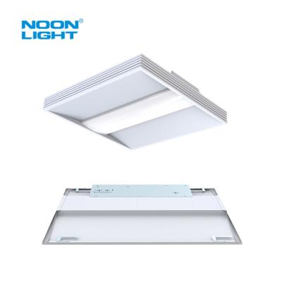China LED Troffer Light 2x2 2x4 CCT Power Selectable 16W-40W 3000K-5000K White Steel for sale