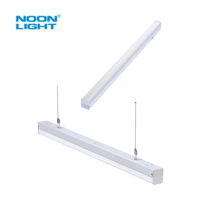 China White Powder Painted Steel LED Linear Strip Light 40W 4ft 8ft 100-277VAC for sale