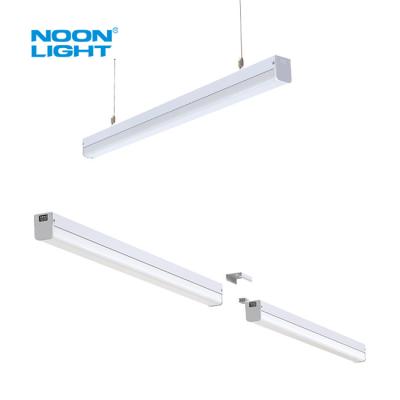 China 40W LED Linear Strip Light 5200LM 3000K-5000K 4ft 8ft White Steel for sale
