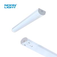China LED Stairwell Light 4in White Steel 3400LM 40W Pendant Mount Linear Strip for sale