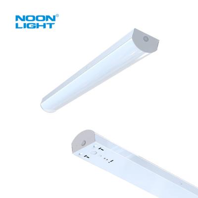 China LED Stairwell Light 4in White Steel 3400LM 40W Pendant Mount Linear Strip for sale