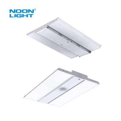 China Long Lifespan SMD2835 LED Linear Bay Lights 4000K Color Temperature White Steel Shell for sale