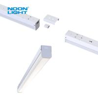 China Linkable LED Linear Strip Light 4ft 40W CCT Tunable 3000K-5000K CRI80 White Steel for sale