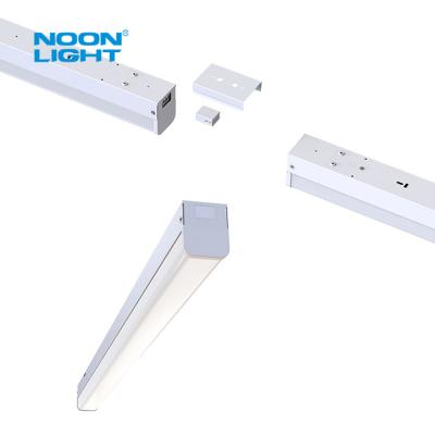 China Linkable LED Linear Strip Light 4ft 40W CCT Tunable 3000K-5000K CRI80 White Steel for sale