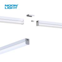 China White Steel LED Linear Strip Light 15W-40W 4ft 8ft Tunable CCT 3000K-5000K for sale