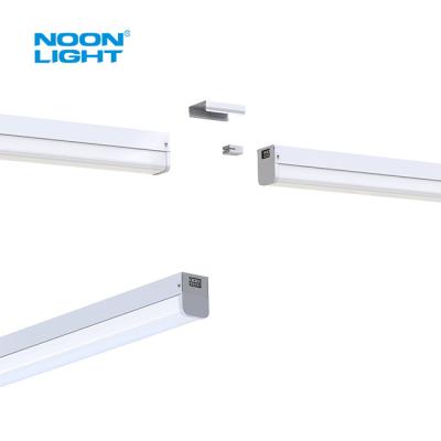 China White Steel LED Linear Strip Light 15W-40W 4ft 8ft Tunable CCT 3000K-5000K for sale