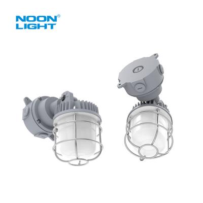 China Dimmable IP65 LED Vapor Tight Jelly Jar Fixture 30W Motion Sensor Adjustable for sale
