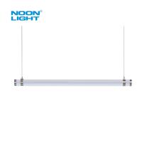 China IP65 Waterproof Dimmable Motion Sensor LED Vapor Tight Light 130 Lm/W 30K to 50K CCT for sale