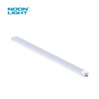China 40W LED Vapor Tight Light with Frosted Lens and Built-in Microwave Motion Sensor 120-277V for sale