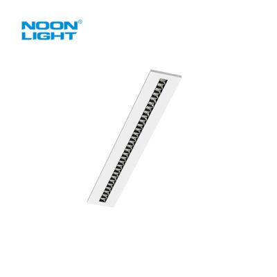 China Brighter White Powder Steel LED Grid Light 5000LM 125LM/W 40W 120-277VAC for sale