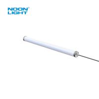 China 40W ETL Listed LED Vapor Tight Jelly Jar Light with Microwave Motion Sensor IP65 Wet Location for sale