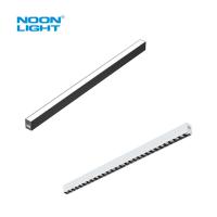 China LED Trunking Linear Luminaire 50W 6250LM Aluminum Acrylic Lens CRI 90 120-277VAC Dimmable for sale