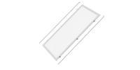 China 2x4 FT 40W IP65 Recessed LED Panel Light 5000lm CCT Tunable Dimmable Troffer for sale