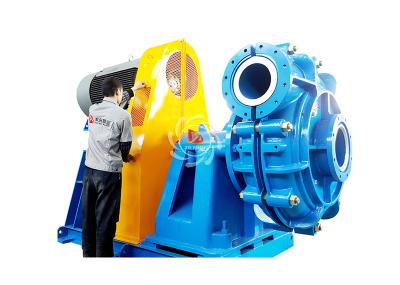China ZH Series Mine Tailings Metal Liner Slurry Pump with V-Belt Drive - 27% Chrome Alloy, 62HRC Hardness for sale