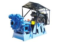 China Floating Pontoon Set Mining Dewatering Slurry Pump with Vactronic Auto-Prime System and 24-Hour Fuel Capacity for sale