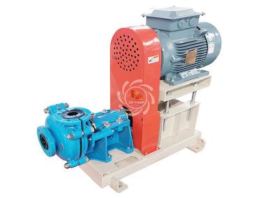 China ZHR 1.5x1B Rubber-Lined Slurry Pump with -40°C to 75°C Temperature Range for Corrosive Applications for sale