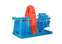 China 8x6E Natural Rubber Lined Slurry Pump for Corrosive Applications - 2-8 Vane Impeller, -40°C to 75°C Range for sale