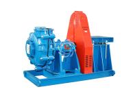 China 8x6E Natural Rubber Lined Slurry Pump for Corrosive Applications - 2-8 Vane Impeller, -40°C to 75°C Range for sale