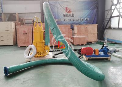 China ZJQ Electric Submersible Slurry Pump with Water Jetting System 24-2500 m³/h Capacity 7.5-315 kW Power for sale