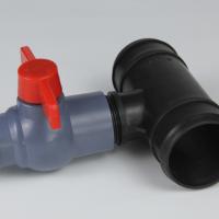 China Blue Black PVC Ball Valve OEM Plastic Ball Valve In The Agricultural Industry for sale