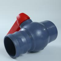 China Monofilament 1 4 Inch PVC Ball Valve ODM PVC Water Pipe Ball Valve for sale