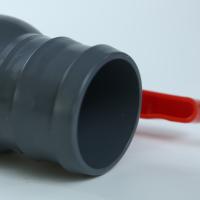 China Custom PVC Ball Valve 40mm Wear-Resistant Corrosion Resistant Construction for sale