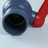 China PVC Agricultural Ball Valves Eco Friendly Double Union Ball Valve for sale