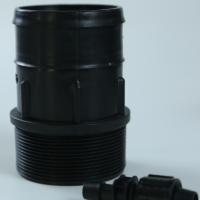 China Corrosion Resistant Drip Line Hose Connector Irrigation Joint Black for sale