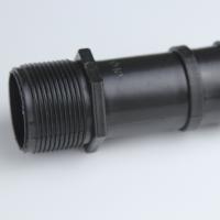 China Black Irrigation Hose Connector Lightweight Irrigation Tubing Connectors for sale