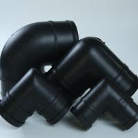 China Water Pressure Resistant PE Pipe Elbow ODM Irrigation Swing Pipe Elbow for sale