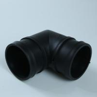 China Forest Farms Soft PE Pipe Elbow Plastic Agricultural 90 Degree Hose Elbow for sale