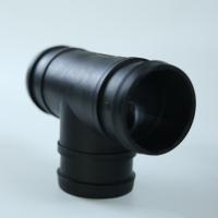 China Black Irrigation Pipe Tee 25mm 1 2 Irrigation Tee With UV Resistant for sale